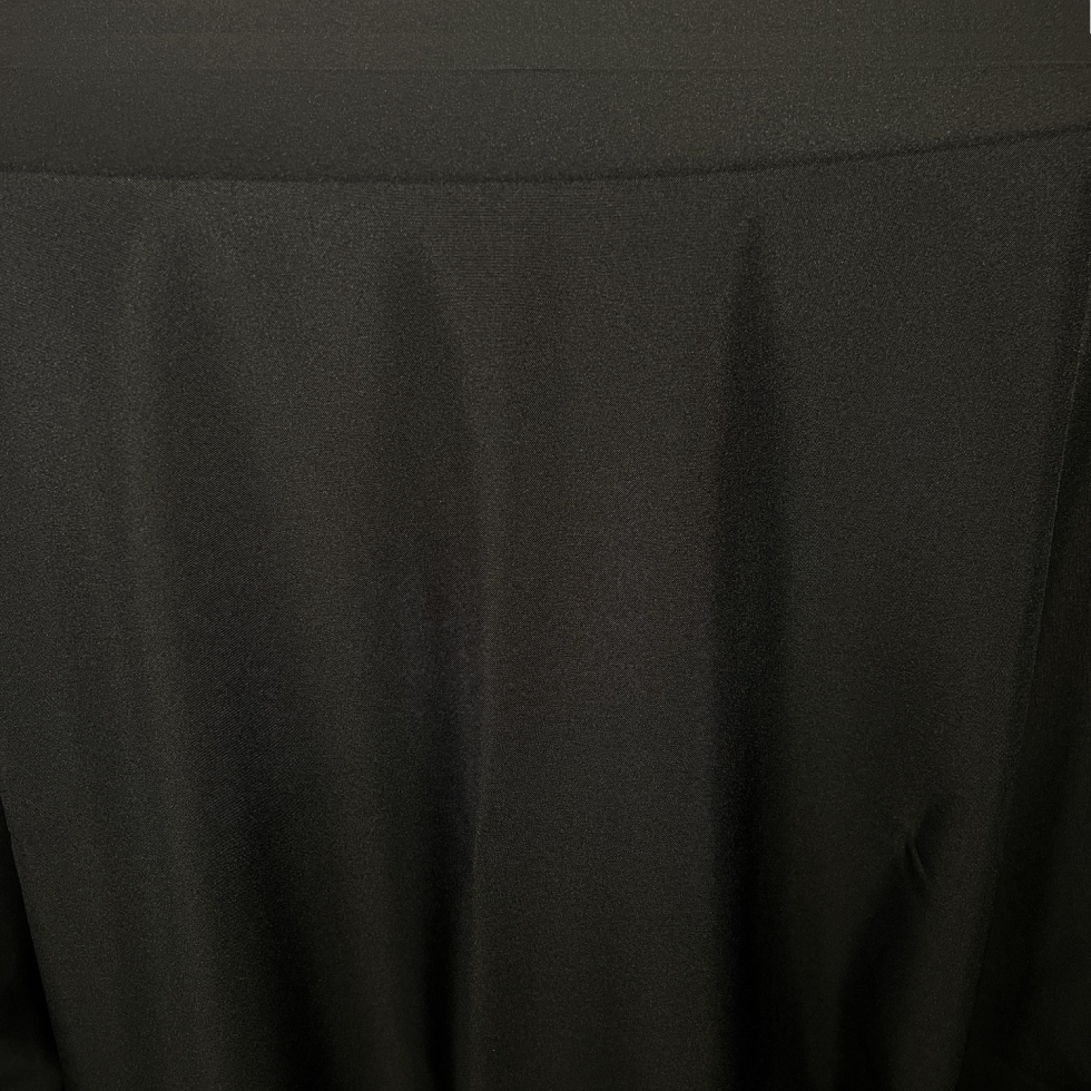 LINEN : Black Poly | Après Event Décor and Tent Rental