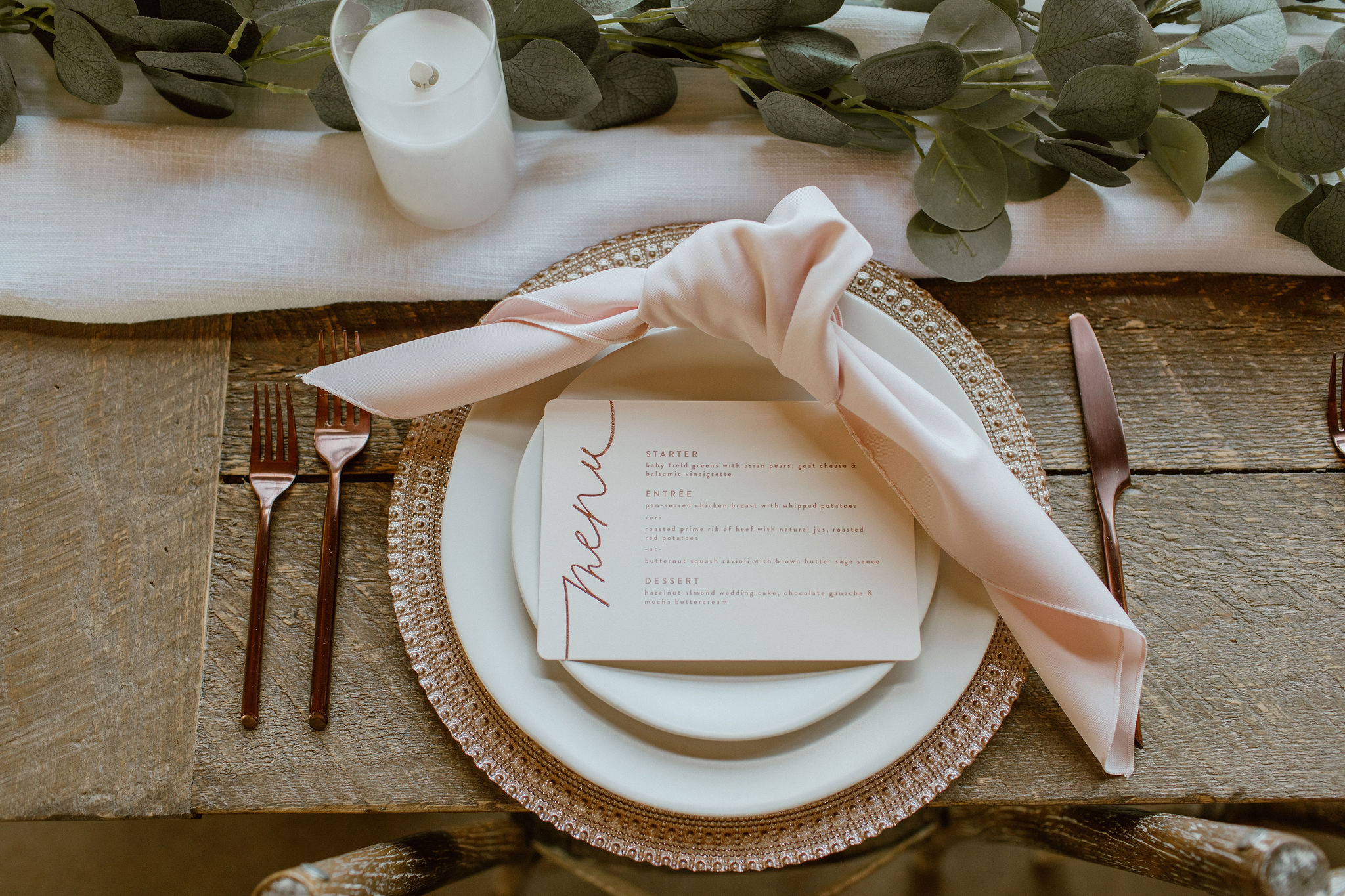 LINEN : Blush Poly | Après Event Décor and Tent Rental