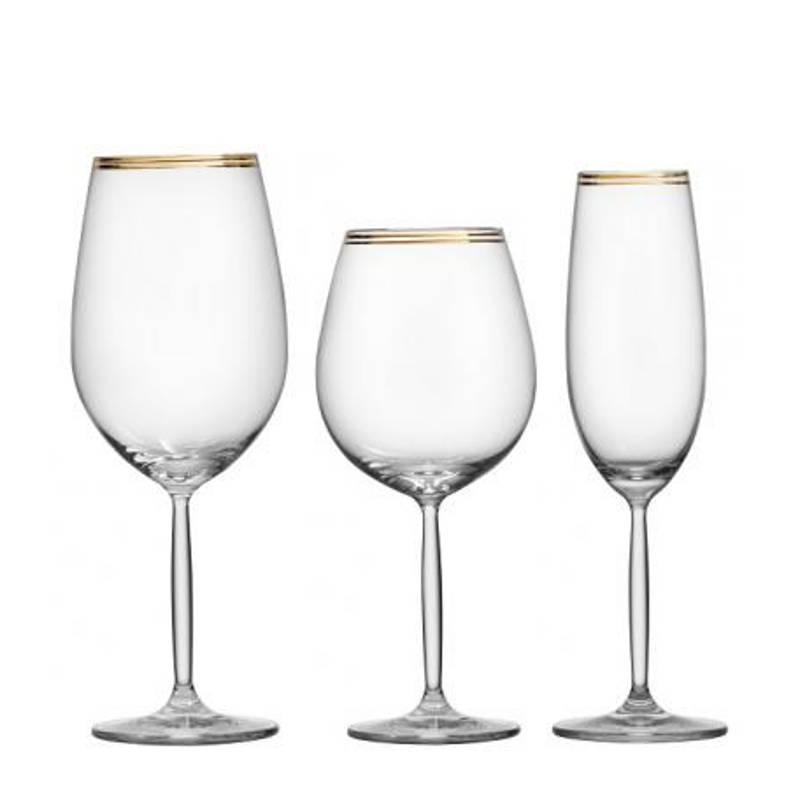 Glassware : DIVA GOLD glassware | Après Event Décor and Tent Rental