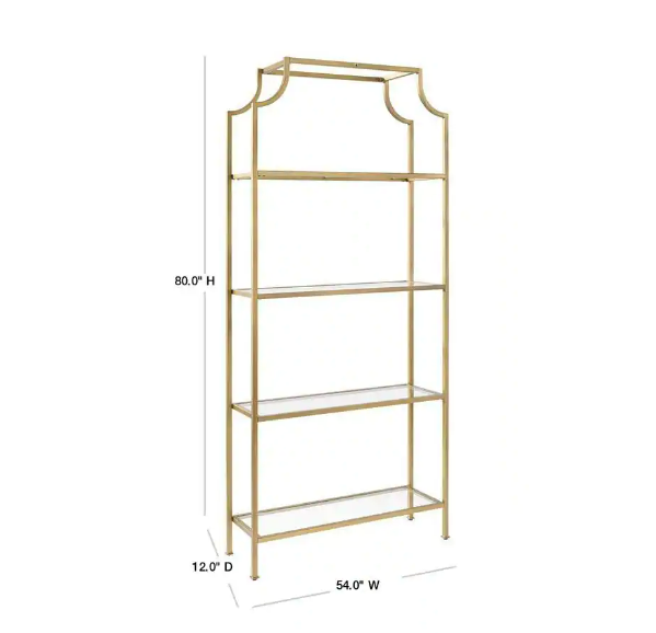 Bars : GOLD ETAGERE BACK BAR SHELF | Après Event Décor and Tent Rental