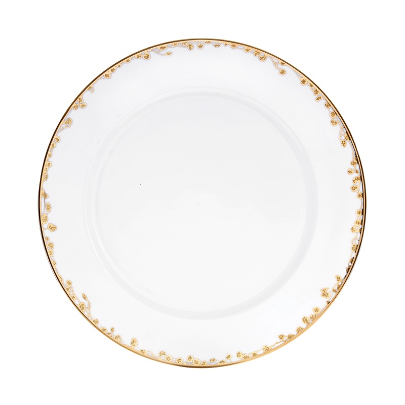 New China : Gold Fleur China | Après Event Décor and Tent Rental