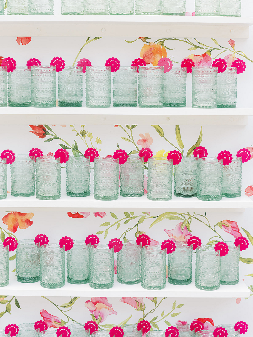 Glassware : JUPITER SAGE GLASS | Après Event Décor and Tent Rental