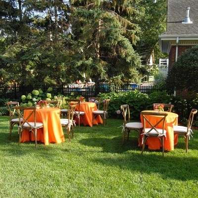 : Orange Poly | Après Event Décor and Tent Rental