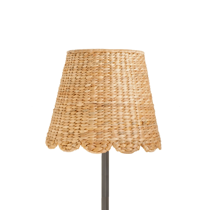 Centerpieces : Scalloped Woven Lamp Shade | Après Event Décor and Tent ...