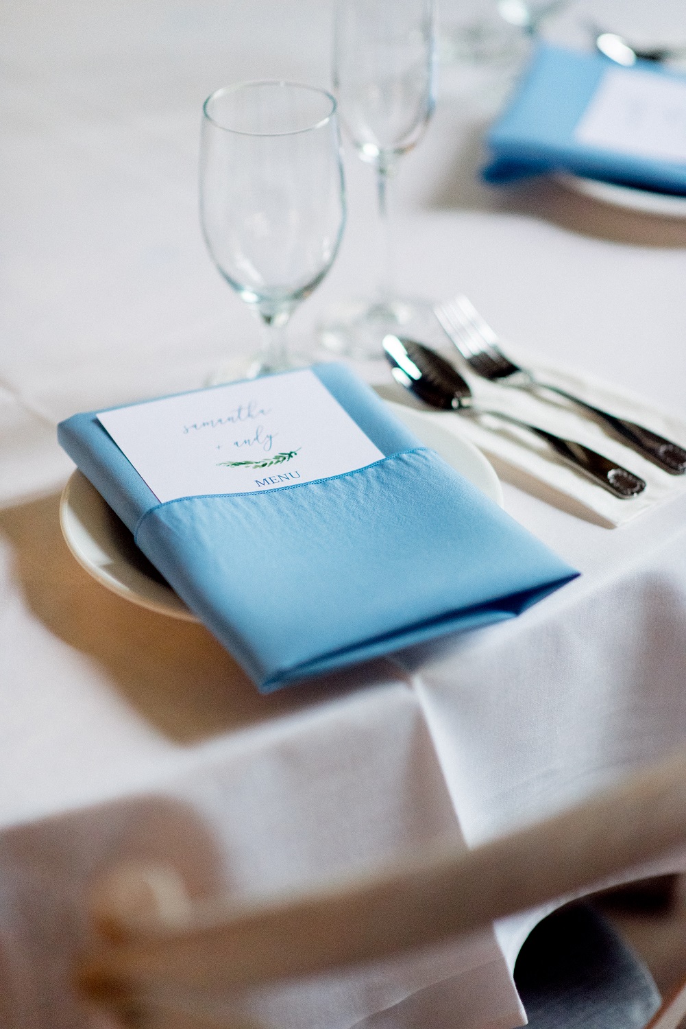 LINEN : Slate Blue Poly | Après Event Décor and Tent Rental