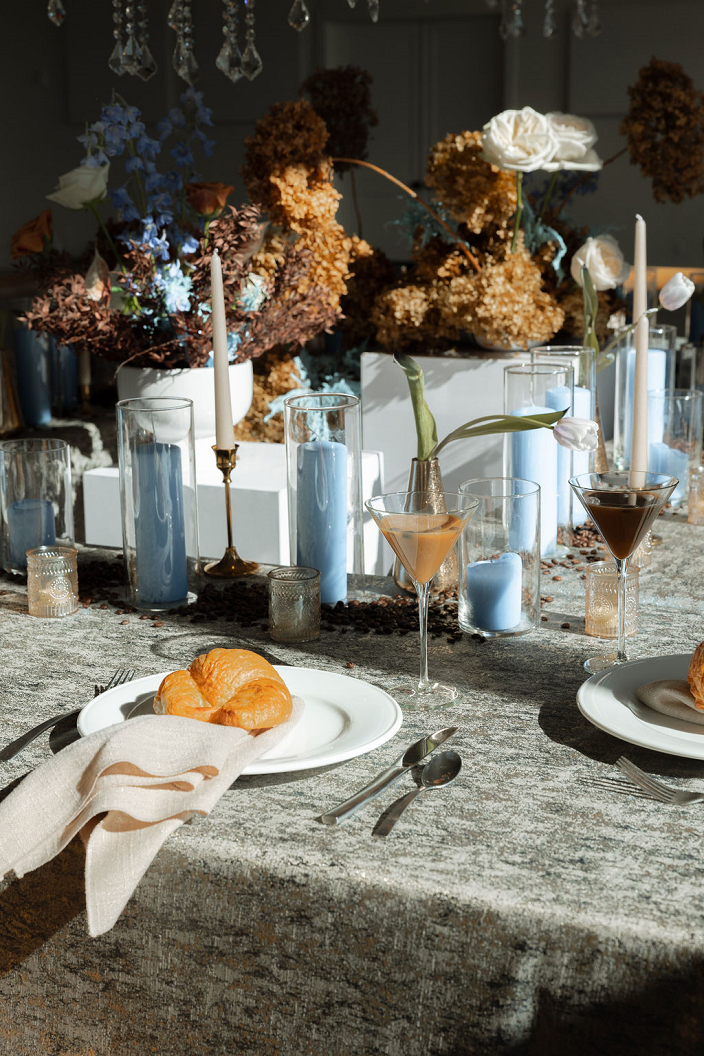 LINEN : Spanish Sky | Après Event Décor and Tent Rental