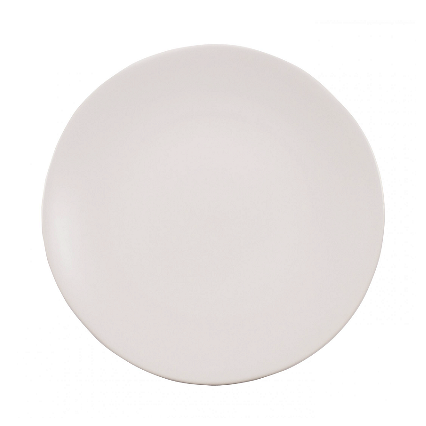 Charger Plates : WHITE STONEWARE SERVICE PLATE | Après Event Décor and ...