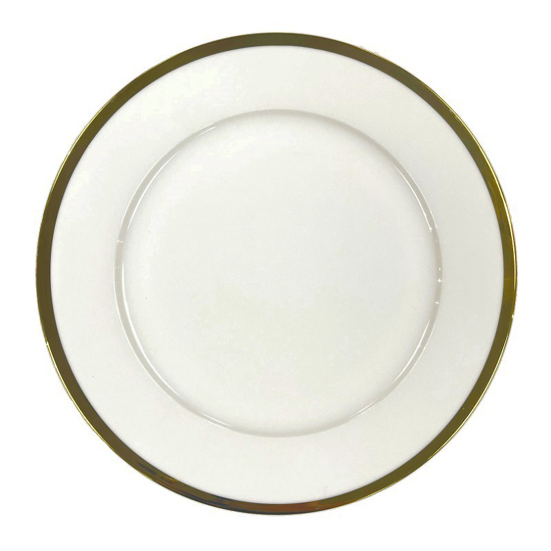 Charger Plates : Wilshire Gold Service Plate | Après Event Décor and ...